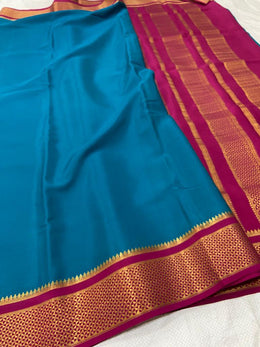 Ksic thickness pure mysore silk 100-120 count saree – www.vannamayil.com