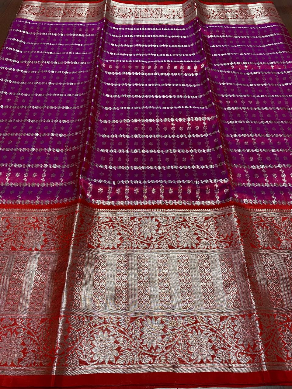 Authentic Venkatagiri Pattu Pure Handloom Saree – www.vannamayil.com