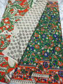 Kalamkari cotton kalamkari design saree – www.vannamayil.com